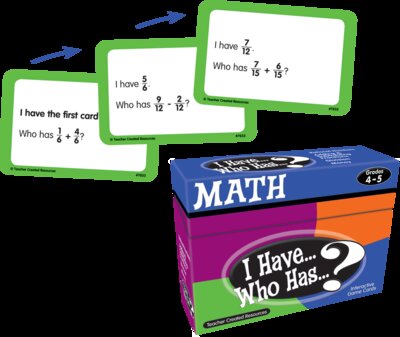 I Have, Who Has Math Game Grade 4-5 - TCR7833 | Teacher Created Resources