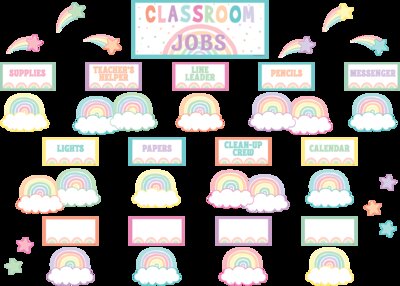 Pastel Pop Classroom Jobs Mini Bulletin Board - TCR8416 | Teacher ...