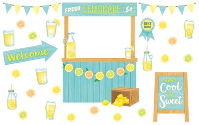 Lemon Zest Lemonade Stand Bulletin Board - TCR8491 | Teacher Created ...