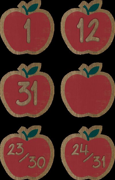 Home Sweet Classroom Apples Calendar Days - TCR8701 | Teacher Created ...