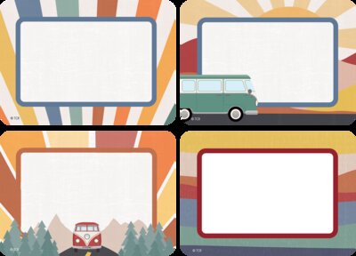 Moving Mountains Road Trip Name Tags/Labels - Multi-Pack - TCR9235 ...