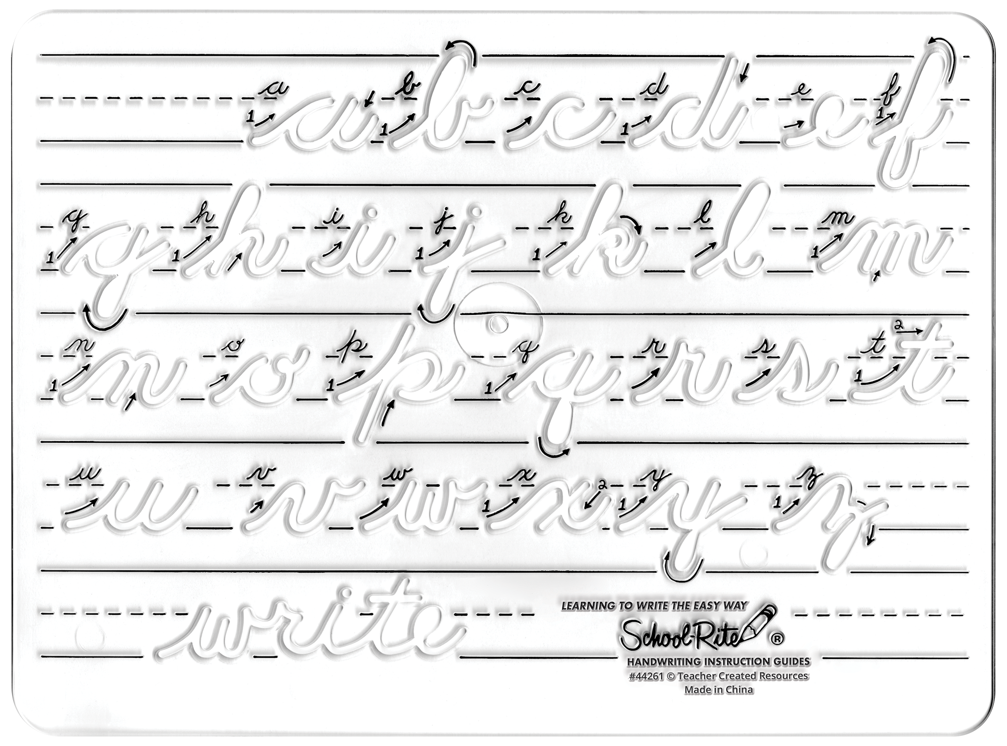 School-Rite® Handwriting Instruction Guides - Lowercase Cursive ...
