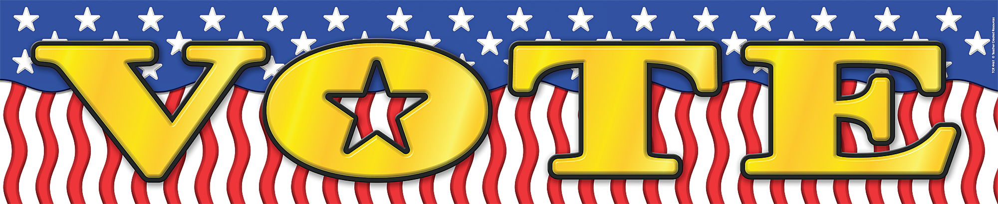 Vote Banner - TCR4461 | Teacher Created Resources