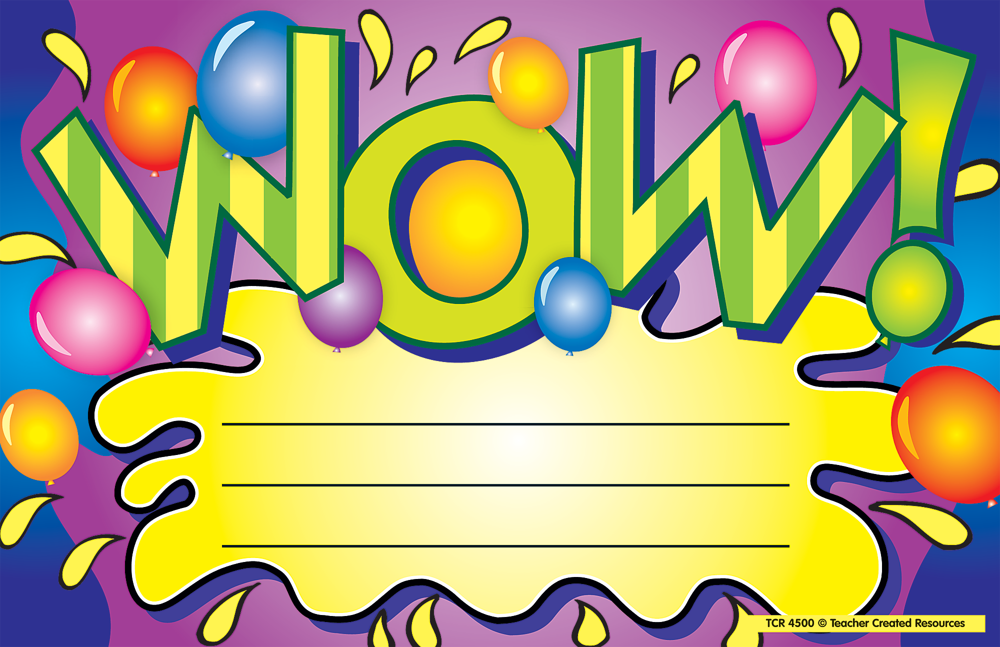 WOW Awards - TCR4500 | Teacher Created Resources