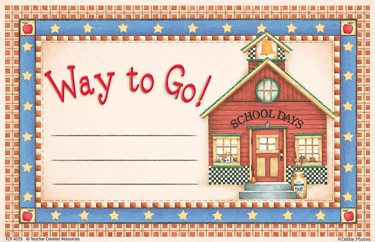 Way to Go Awards from Debbie Mumm - TCR4534 | Teacher Created Resources