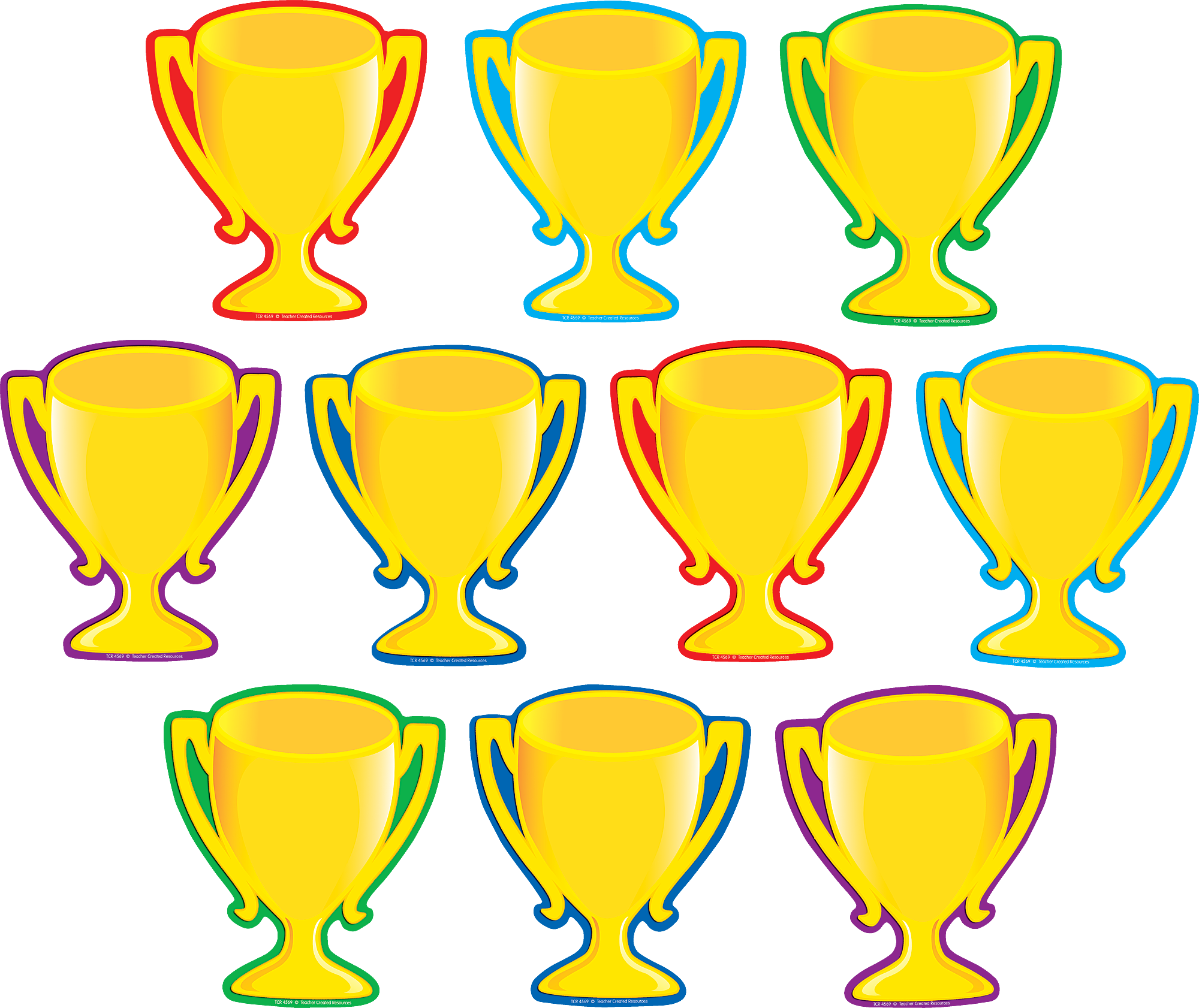 Trophy Cups Accents - TCR4569 | Teacher Created Resources