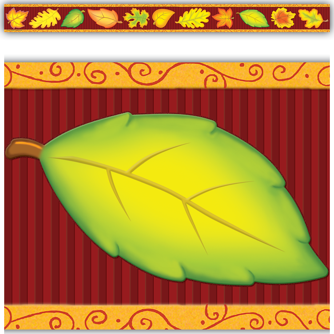 Fall Straight Border Trim - TCR4693 | Teacher Created Resources