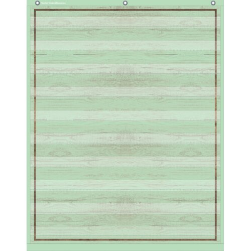 Mint Green Painted Wood 10 Pocket Chart - TCR20329 | Teacher Created ...