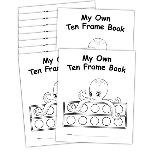 My Own Books: My Ten Frame Book, 10 Pack - TCR2088761 | Teacher Created ...