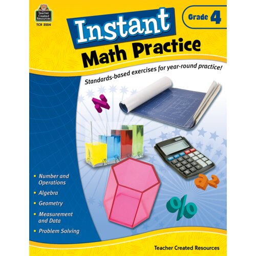 Instant Math Practice Grade 4 - TCR2554 | Teacher Created Resources