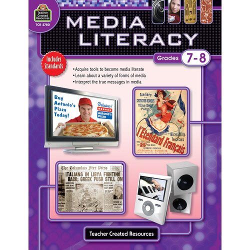 Media Literacy Grade 7-8 - TCR2780 | Teacher Created Resources