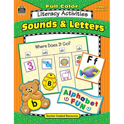 Full-Color Literacy Activities: Sounds & Letters - TCR3235 | Teacher ...