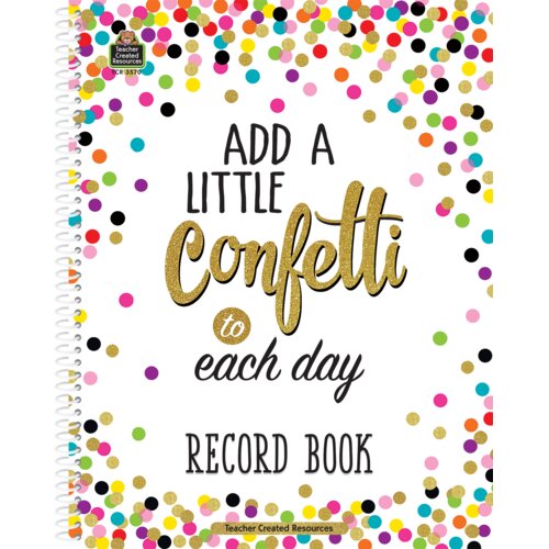 Confetti Record Book - TCR3570 | Teacher Created Resources
