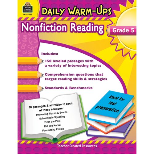 Daily Warm-Ups: Nonfiction Reading Grade 5 - TCR5035 | Teacher Created ...