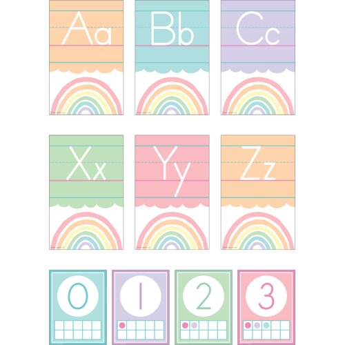 Pastel Pop Alphabet Bulletin Board - TCR8409 | Teacher Created Resources