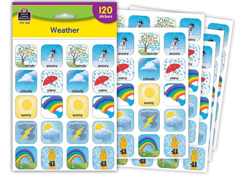 Weather Stickers - TCR1261 | Teacher Created Resources