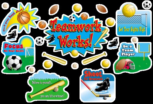 Sports/Teamwork Bulletin Board Display Set - TCR1793 | Teacher Created ...