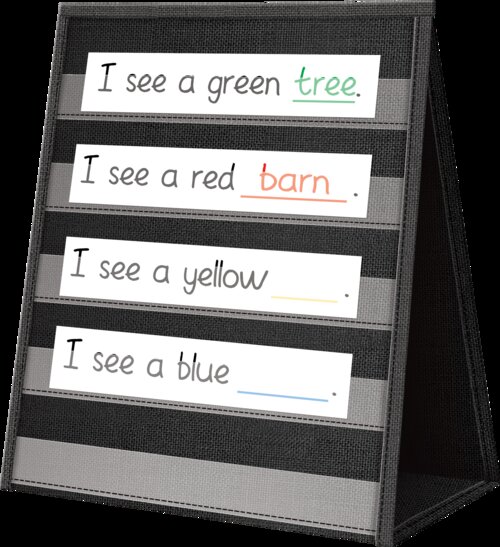 Black Desktop Pocket Chart - TCR20374 | Teacher Created Resources