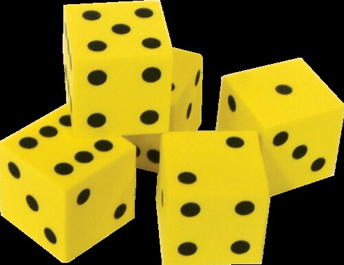 Foam Traditional Dice - TCR20603 | Teacher Created Resources