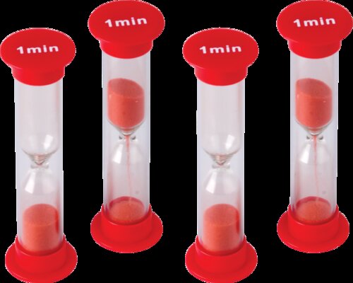 1 Minute Sand Timers-Small - TCR20646 | Teacher Created Resources