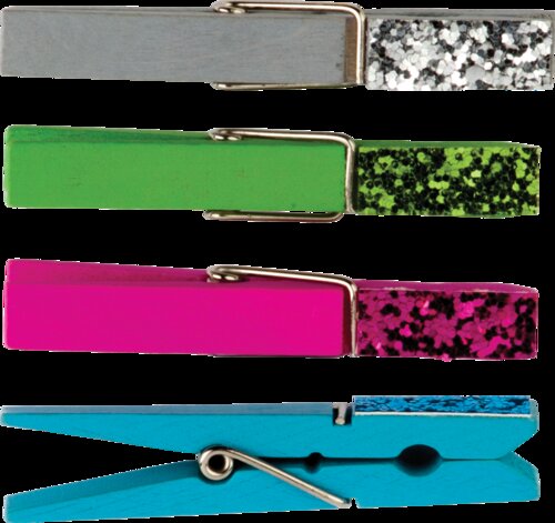 Glitter Clothespins - TCR20648 | Teacher Created Resources