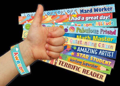 Positive Reinforcement Brag Bracelets - TCR21037 | Teacher Created ...