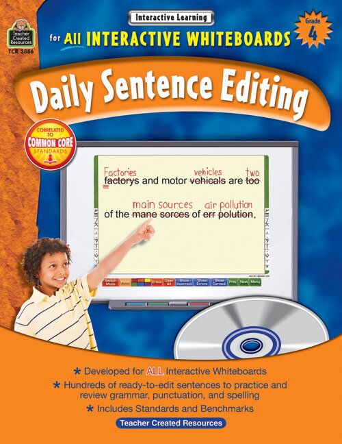 Interactive Learning: Daily Sentence Editing Grade 4 - TCR3886 ...