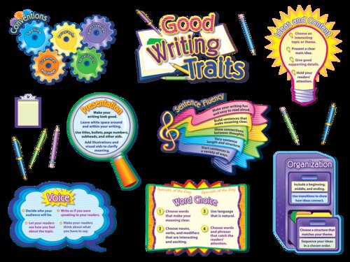 Good Writing Traits Bulletin Board Display Set - TCR4404 | Teacher ...