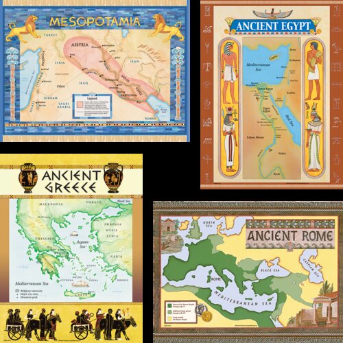Ancient Civilizations Bulletin Board Display Set - TCR4422 | Teacher ...