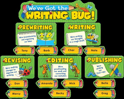 We've Got the Writing Bug Mini Bulletin Board - TCR4566 | Teacher ...