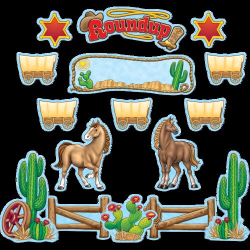 Western Roundup Bulletin Board Display Set - TCR4776 | Teacher Created ...