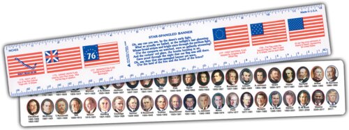 12" Presidential Ruler - TCR5188 | Teacher Created Resources