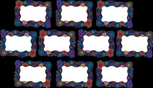 Fireworks Blank Cards Accents - TCR5415 | Teacher Created Resources
