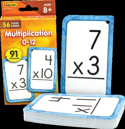 Multiplication 0-12 Flash Cards - TCR62035 | Teacher Created Resources