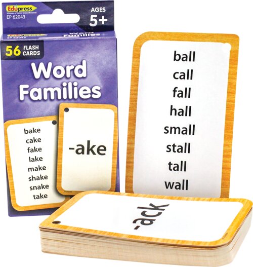 Word Families Flash Cards - TCR62043 | Teacher Created Resources