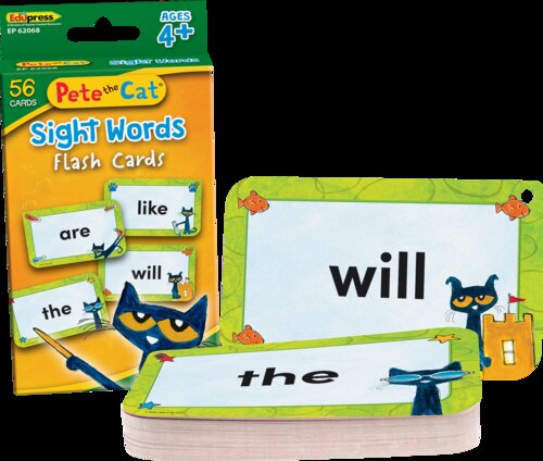 Pete the Cat® Sight Words Flash Cards - TCR62068 | Teacher Created ...