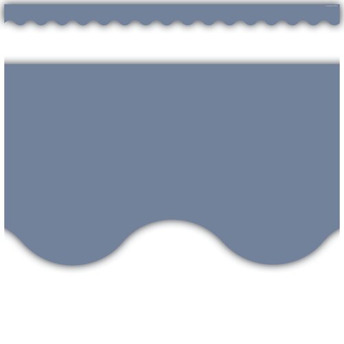 Aegean Blue Scalloped Border Trim - TCR6685 | Teacher Created Resources