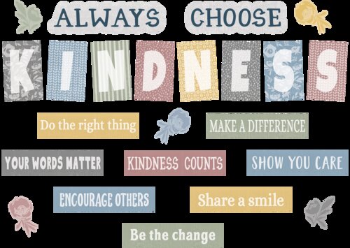 Classroom Cottage Always Choose Kindness Bulletin Board - TCR7172 ...