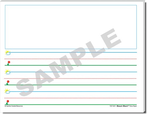 Smart Start K-1 Story Paper: 100 Sheets - TCR76511 | Teacher Created ...