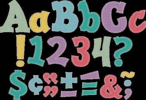 Shabby Chic 5" Sassy Font Letters - TCR77161 | Teacher Created Resources