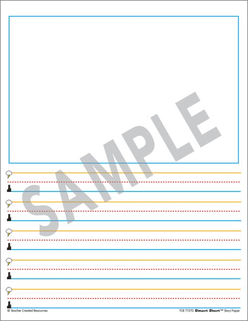 Superhero Smart Start 1-2 Story Paper: 100 Sheets - TCR77270 | Teacher ...