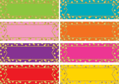Confetti Colorful Labels Magnetic Accents - TCR77387 | Teacher Created ...