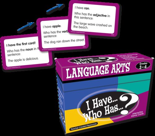 I Have, Who Has Language Arts Game Grade 3-4 - TCR7816 | Teacher ...