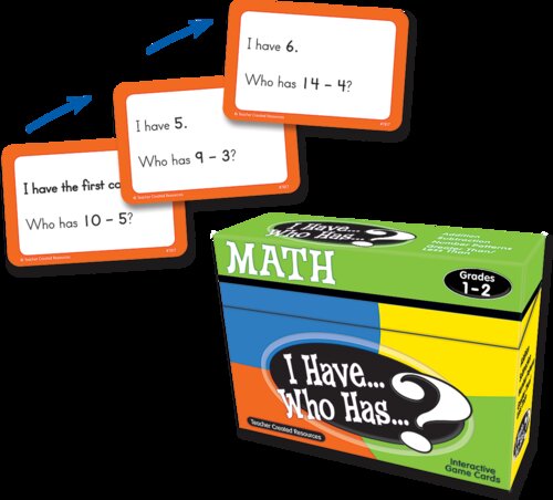 I Have, Who Has Math Game Grade 1-2 - TCR7817 | Teacher Created Resources