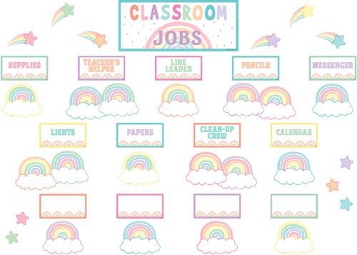 Pastel Pop Classroom Jobs Mini Bulletin Board - TCR8416 | Teacher ...