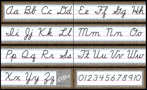 Home Sweet Classroom Cursive Mini Bulletin Board - TCR8884 | Teacher ...