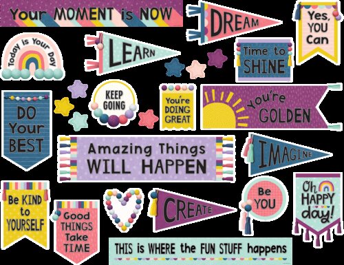 Oh Happy Day Positive Mini Bulletin Board - TCR9023 | Teacher Created ...