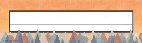 Moving Mountains Flat Name Plates - TCR9127 | Teacher Created Resources