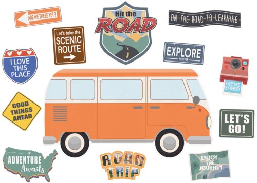 Moving Mountains Road Trip Hit the Road Bulletin Board - TCR9222 ...