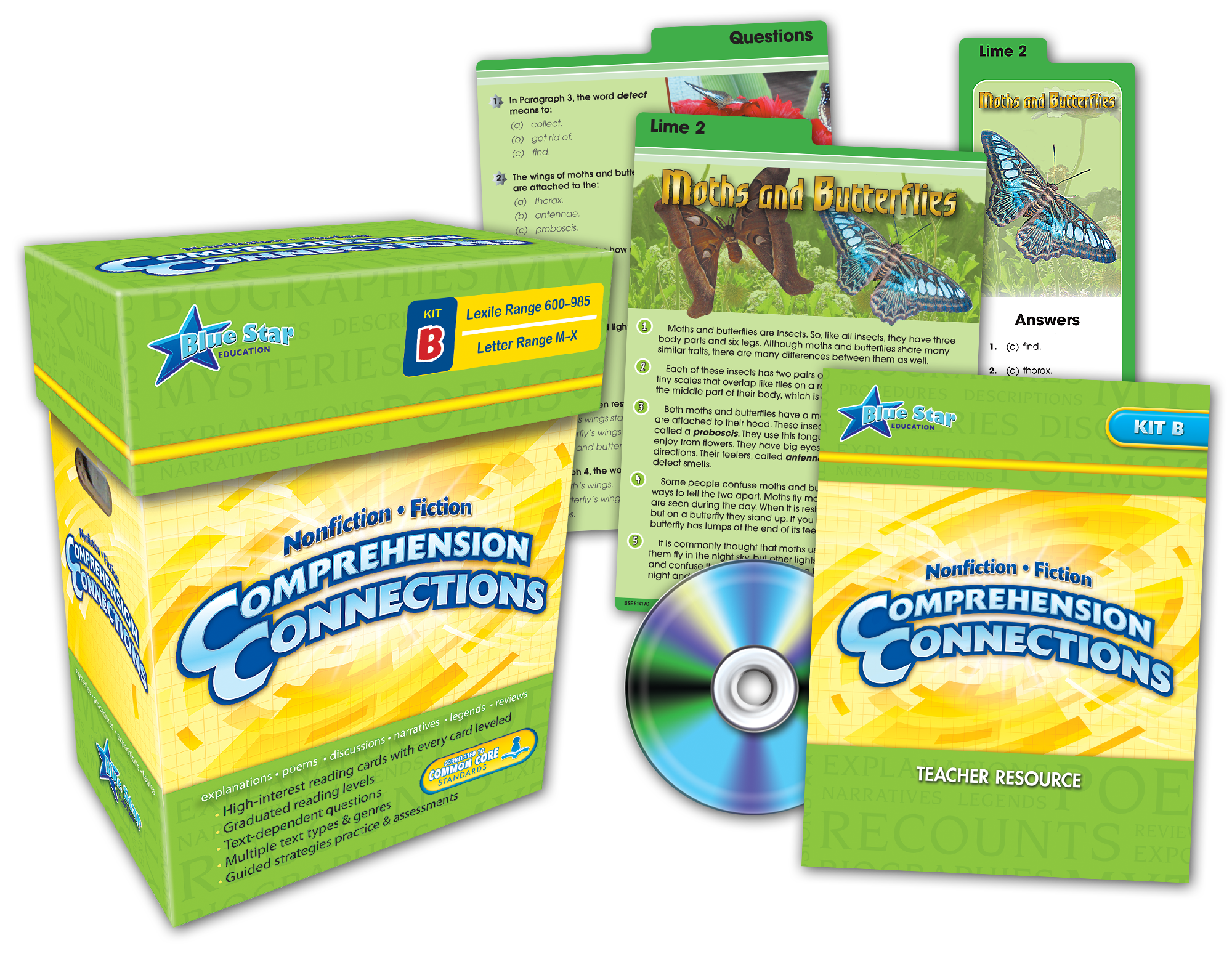 Comprehension Connections Kit B Grades 3-5 - TCR51417 | Teacher Created ...